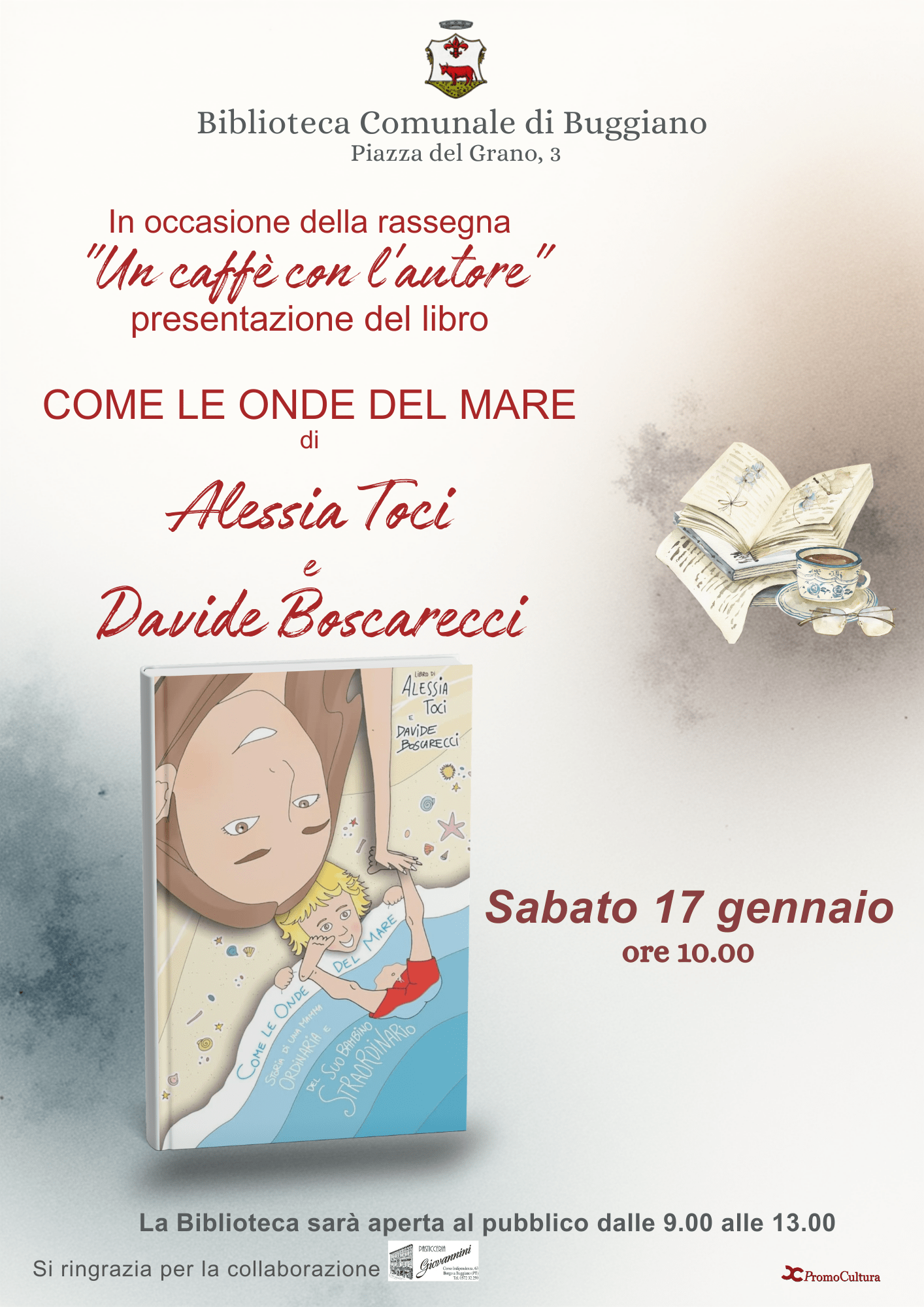 Un caffè con l'autore. Presentazione del libro "Come le onde del mare ...